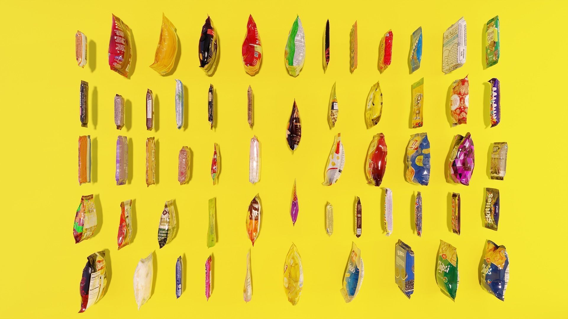 3D model Snacks bars packages VR / AR / low-poly | CGTrader