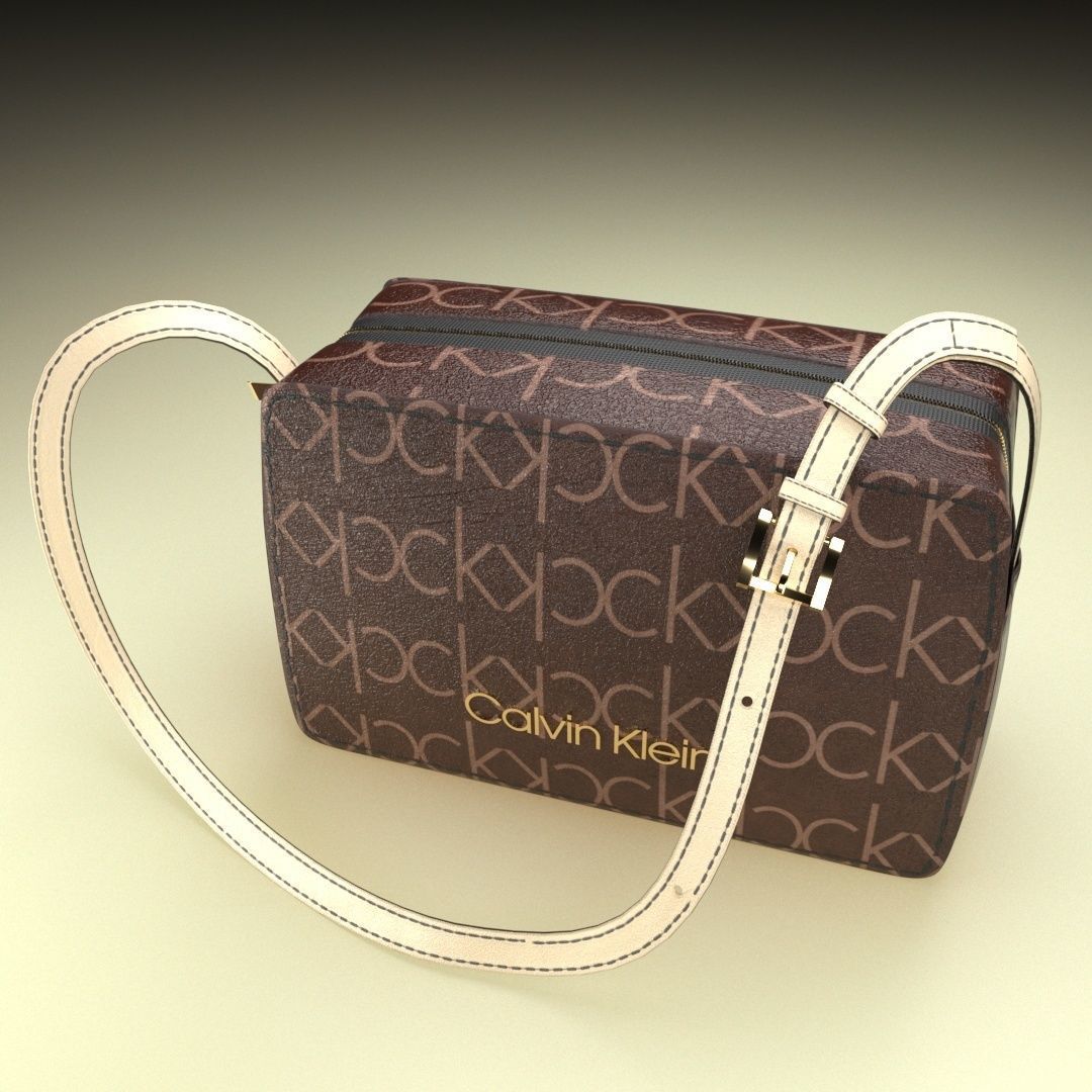 ck crossbody woman bag Calvin Klein 3d model 3D model | CGTrader