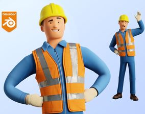 Low-poly Worker 3D Models | CGTrader