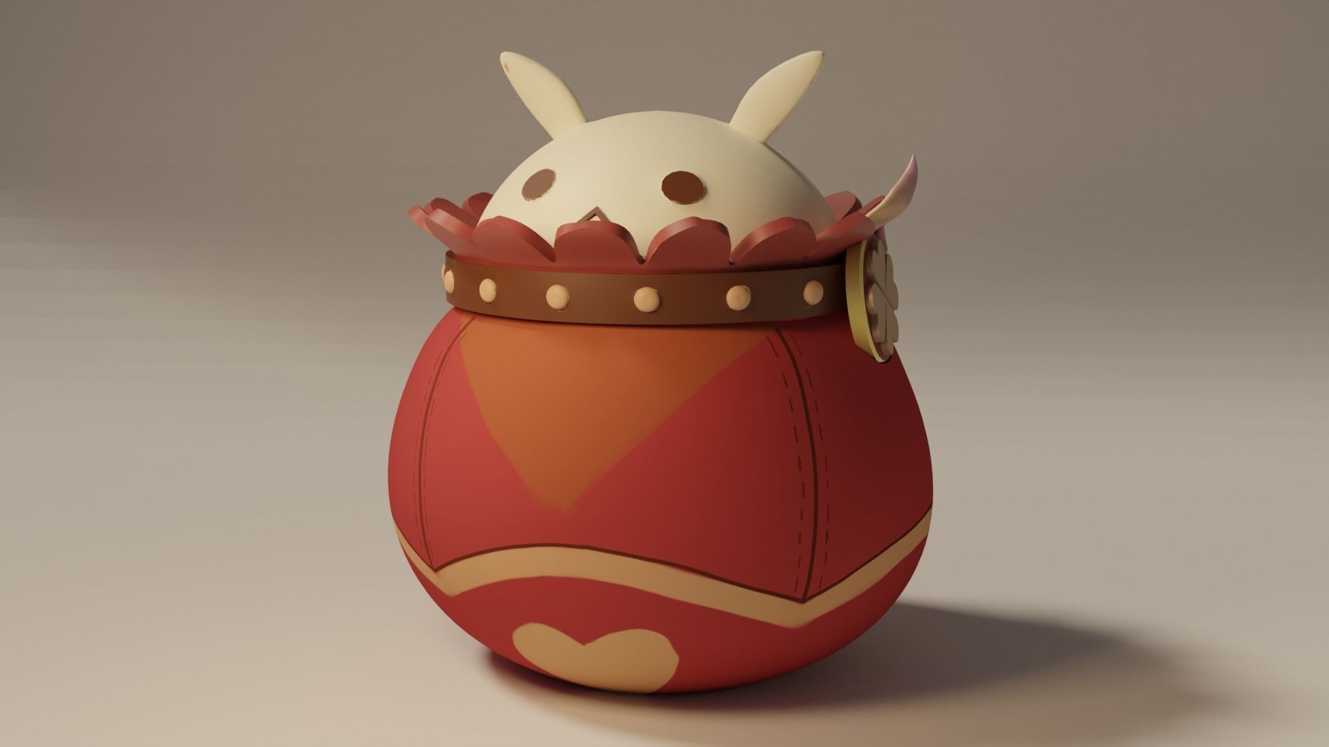Klee Bomb 3D model 3D printable | CGTrader