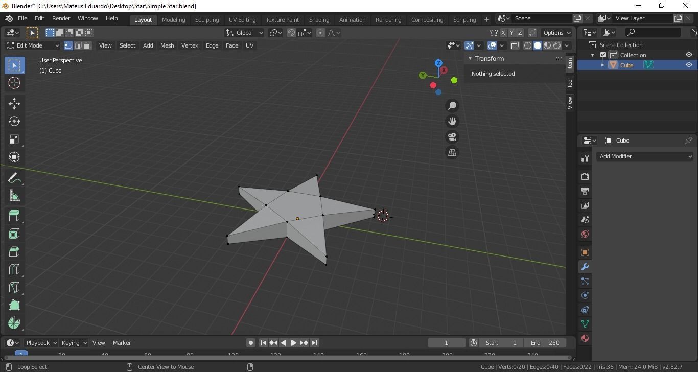 Simple Star Very-Low Poly free VR / AR / low-poly 3D model | CGTrader