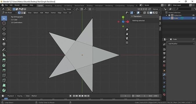 Simple Star Very-Low Poly free VR / AR / low-poly 3D model | CGTrader