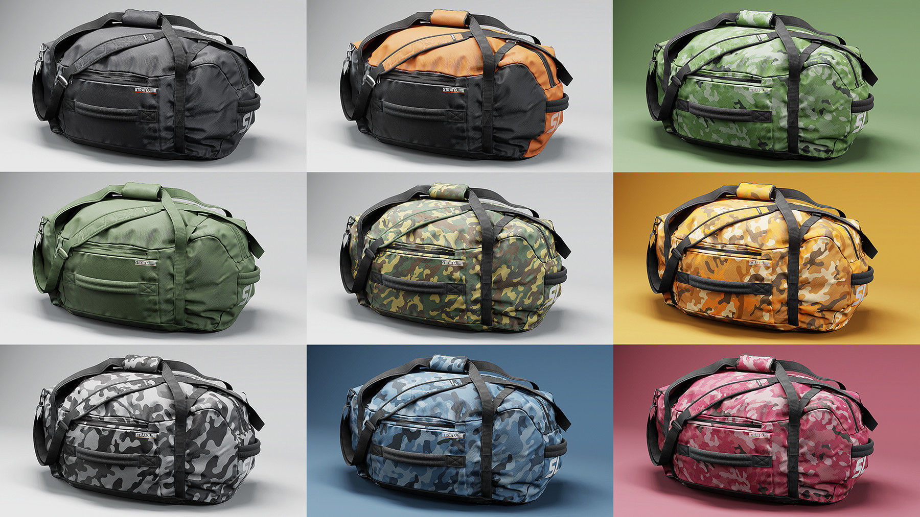 Duffel Bag - Stratoline 3D model | CGTrader