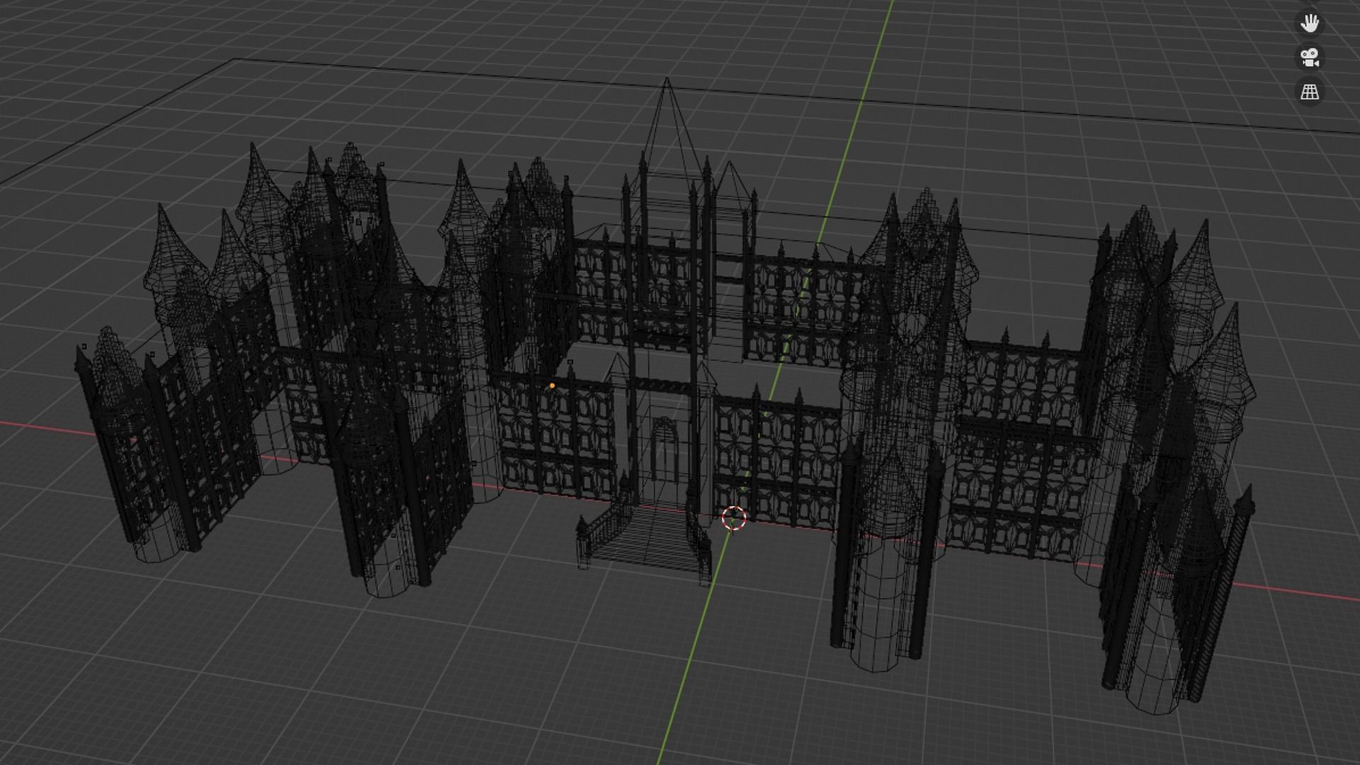3D model Modular StoneHearst Asylum VR / AR / low-poly | CGTrader