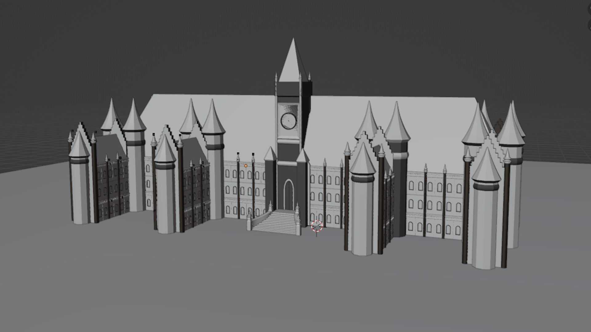 3D model Modular StoneHearst Asylum VR / AR / low-poly | CGTrader