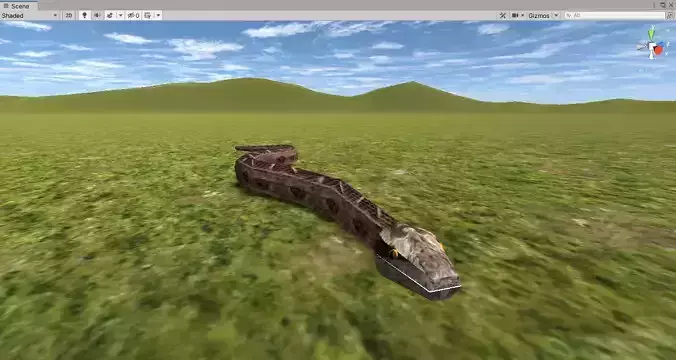 3D model Simple Snake Low-Poly VR / AR / low-poly | CGTrader