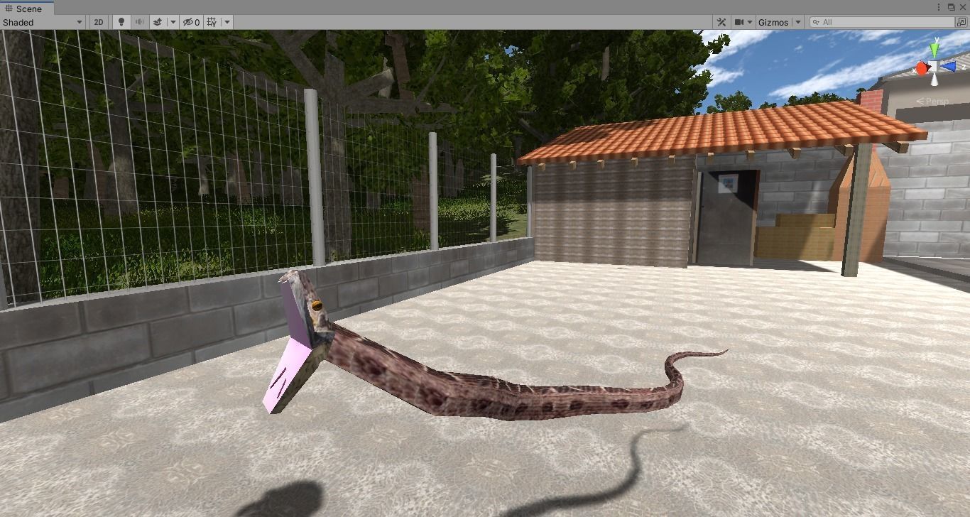 3D model Simple Snake Low-Poly VR / AR / low-poly | CGTrader