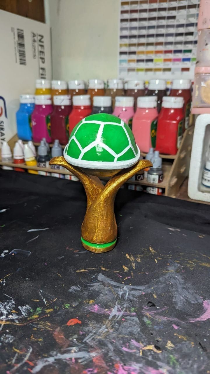 Mario k shell TROPHY trofeo de tortuga kart trophy 3D model 3D ...