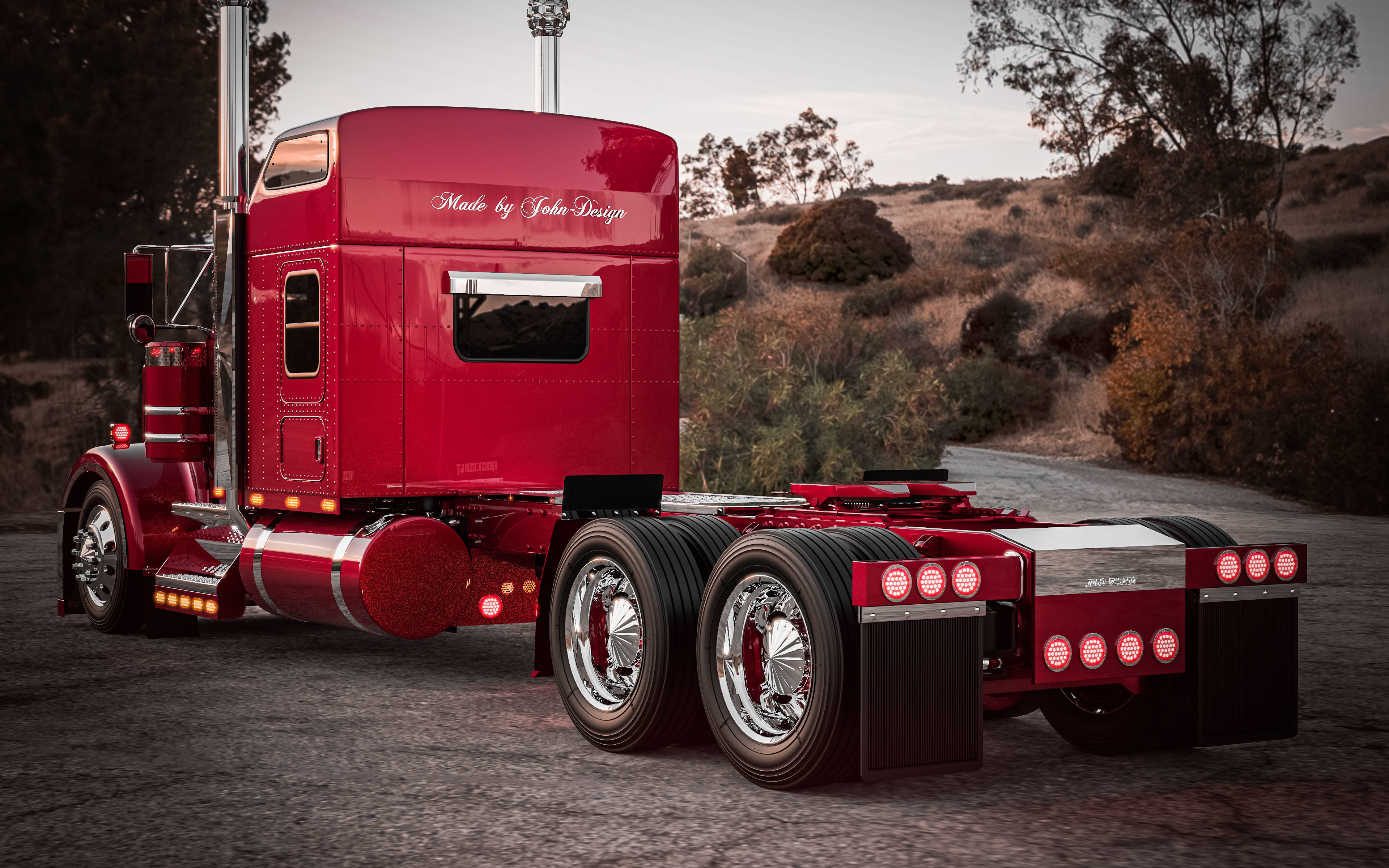 Kenworth W900 AeroCab Special Edition 3D model | CGTrader