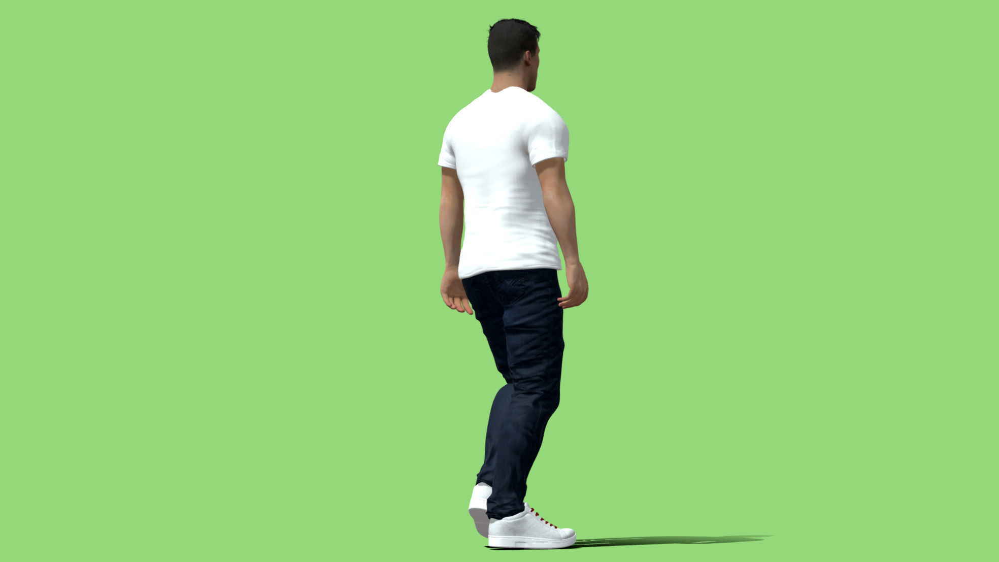 Rigged sport man walking 3D model animated rigged | CGTrader