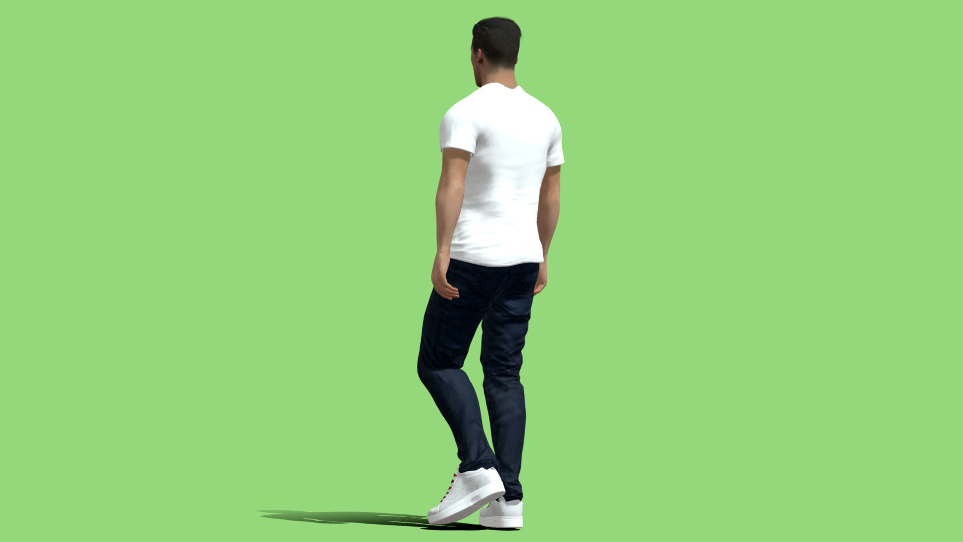 Rigged sport man walking 3D model animated rigged | CGTrader
