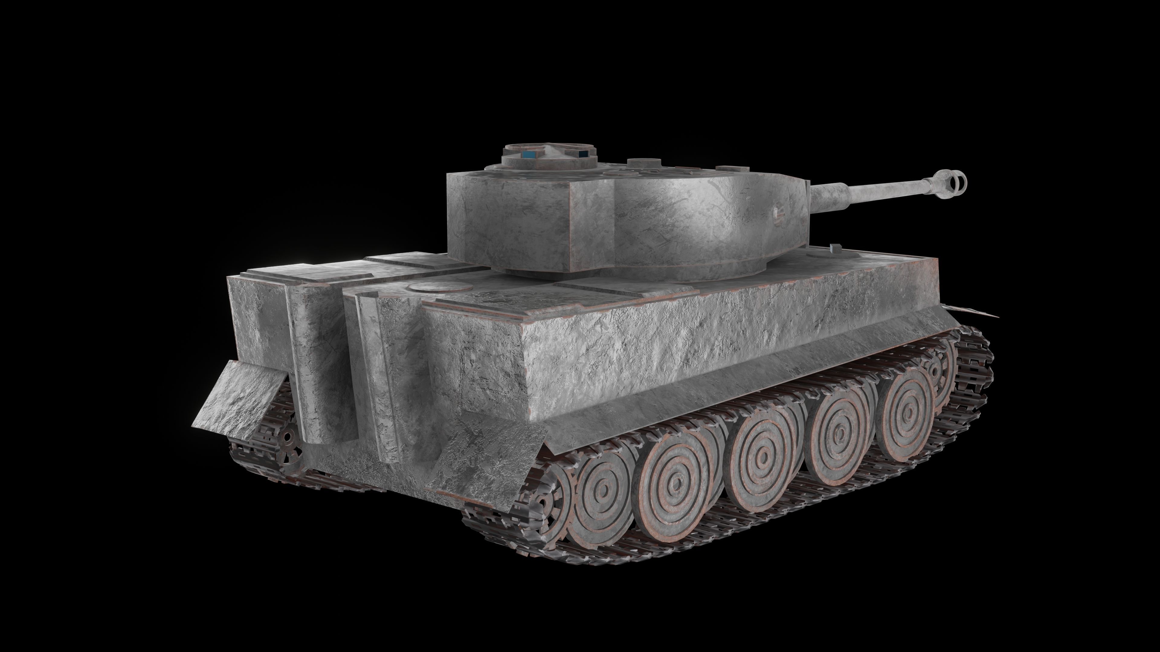 3D model Tiger 1 Tank VR / AR / low-poly | CGTrader