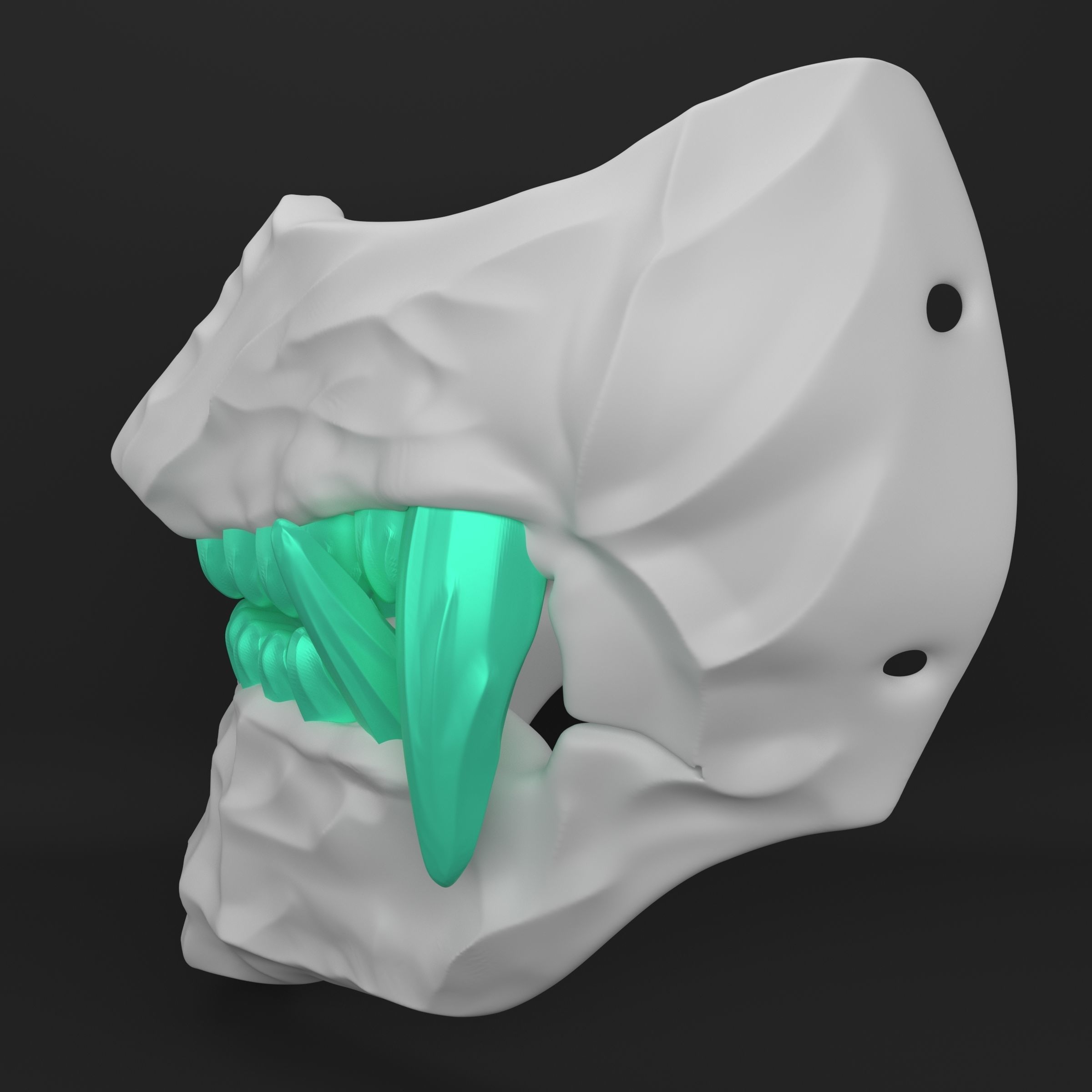 Samurai Masks STLs 4 in 1 Bundle 3D model 3D printable | CGTrader