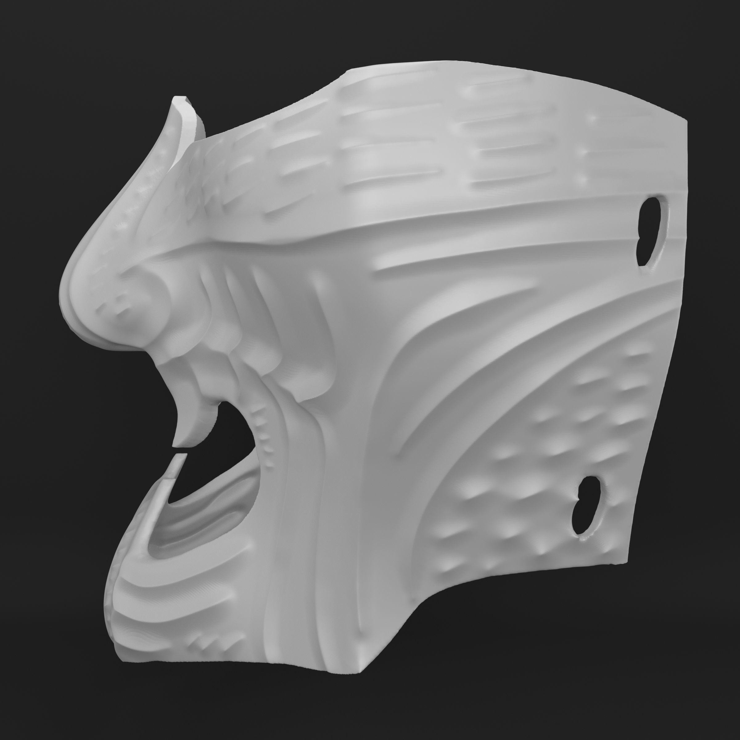 Samurai Masks STLs 4 in 1 Bundle 3D model 3D printable | CGTrader