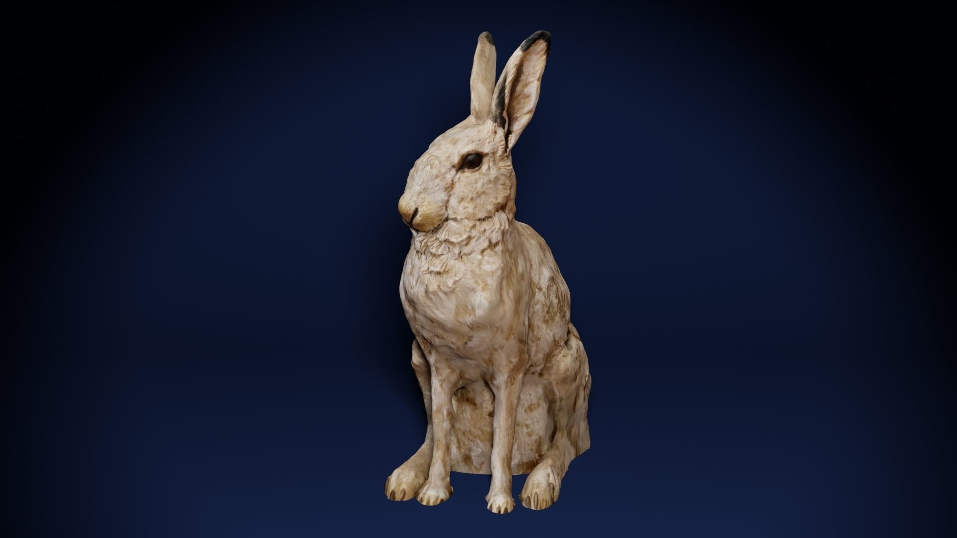 3D model Realistic Hare Statue VR / AR / low-poly | CGTrader
