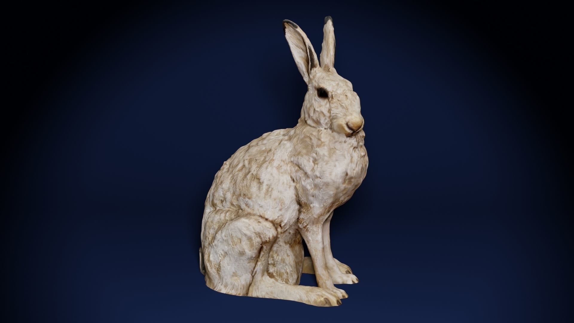 3D model Realistic Hare Statue VR / AR / low-poly | CGTrader