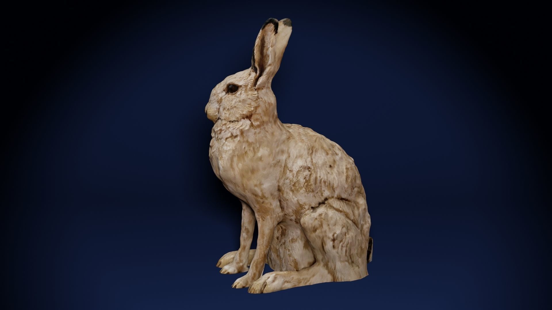 3D model Realistic Hare Statue VR / AR / low-poly | CGTrader