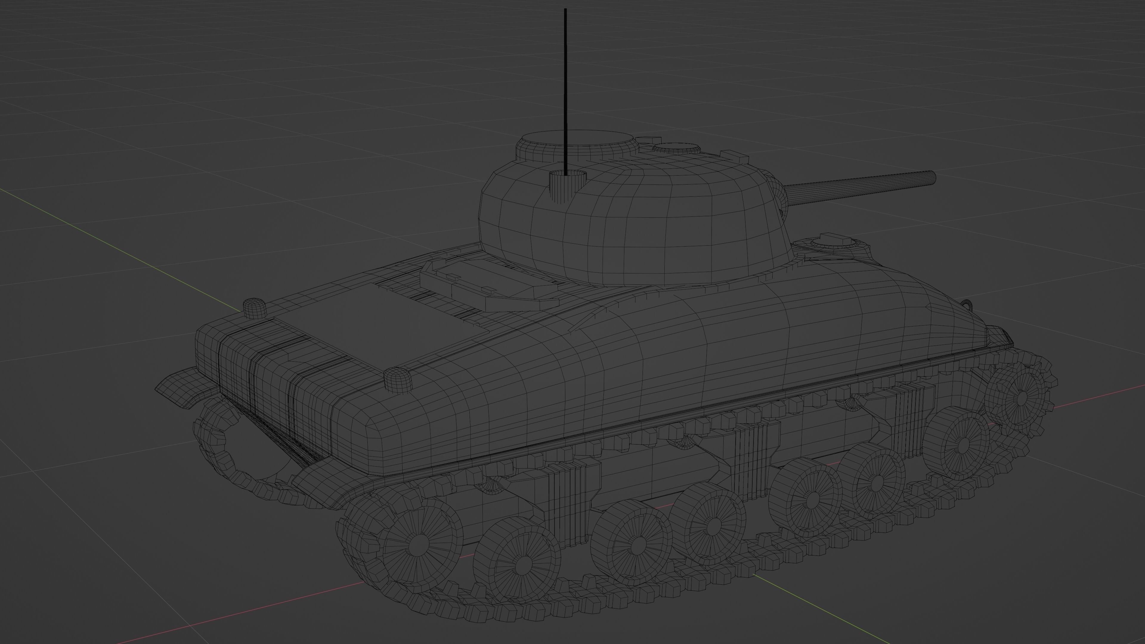 3D model M4 Sherman tank VR / AR / low-poly | CGTrader