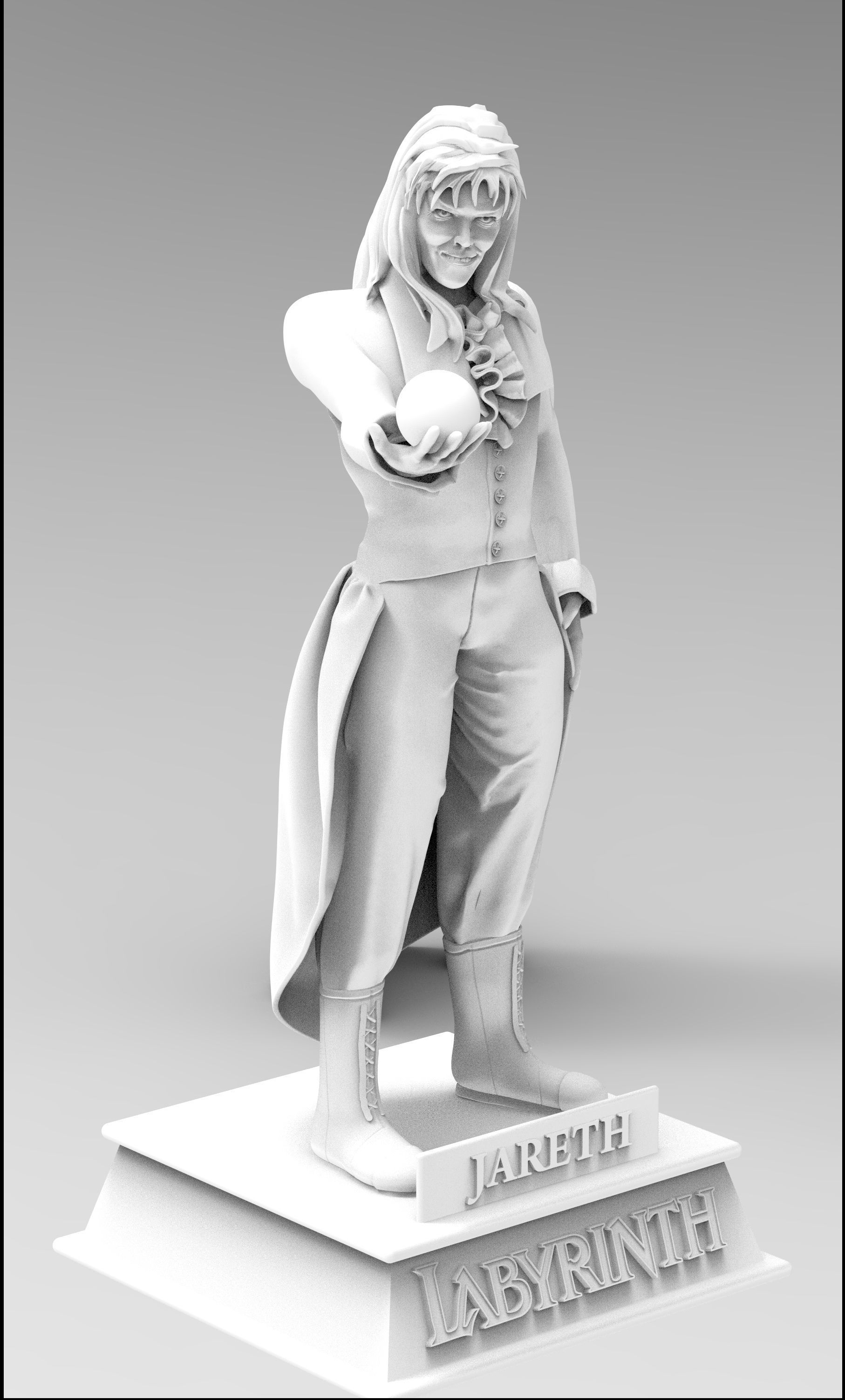 Labarynth Jareth the Goblin King 3D model 3D printable | CGTrader