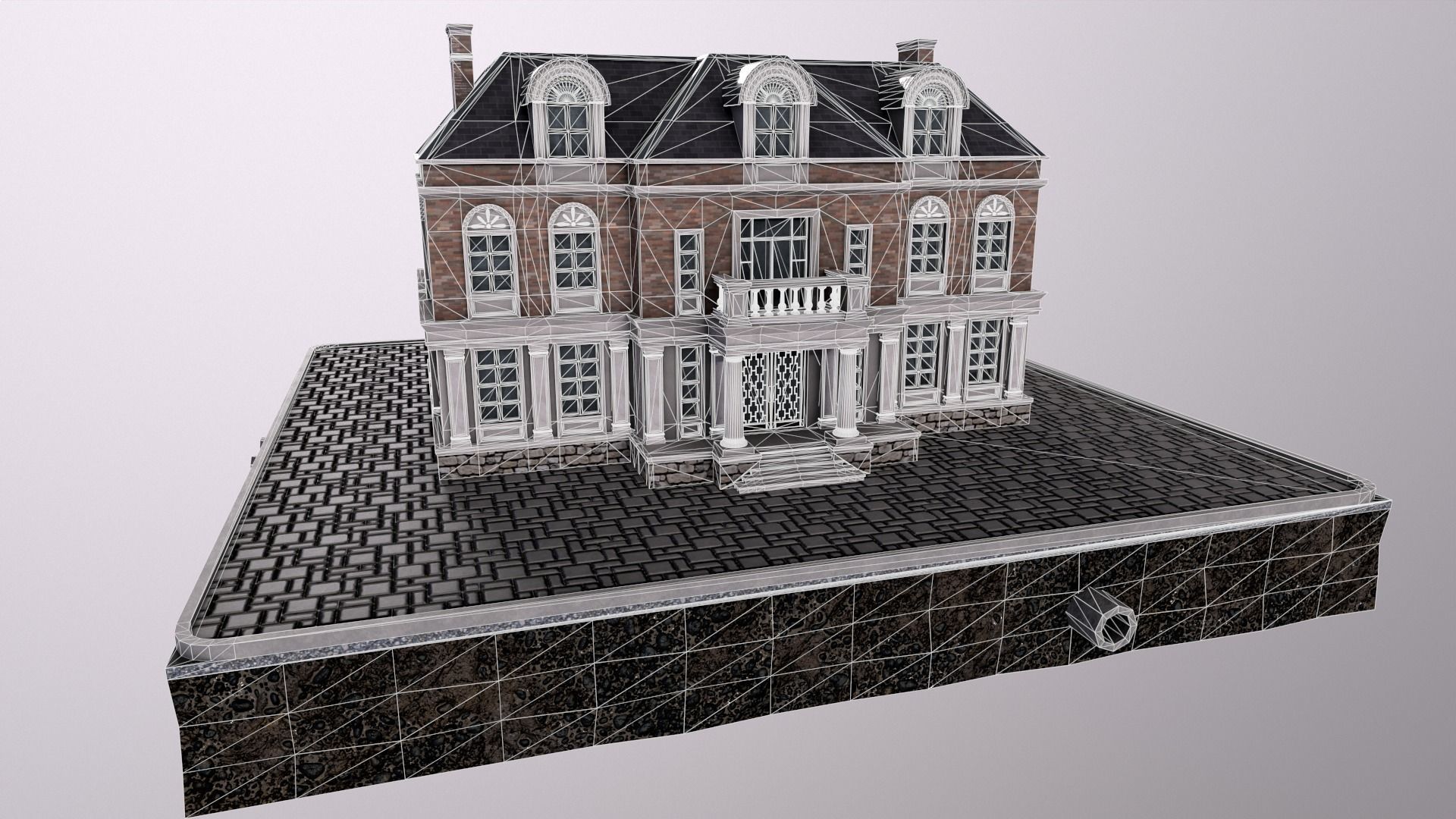 3D model Primary City house PBR 4k textures VR / AR / low-poly | CGTrader