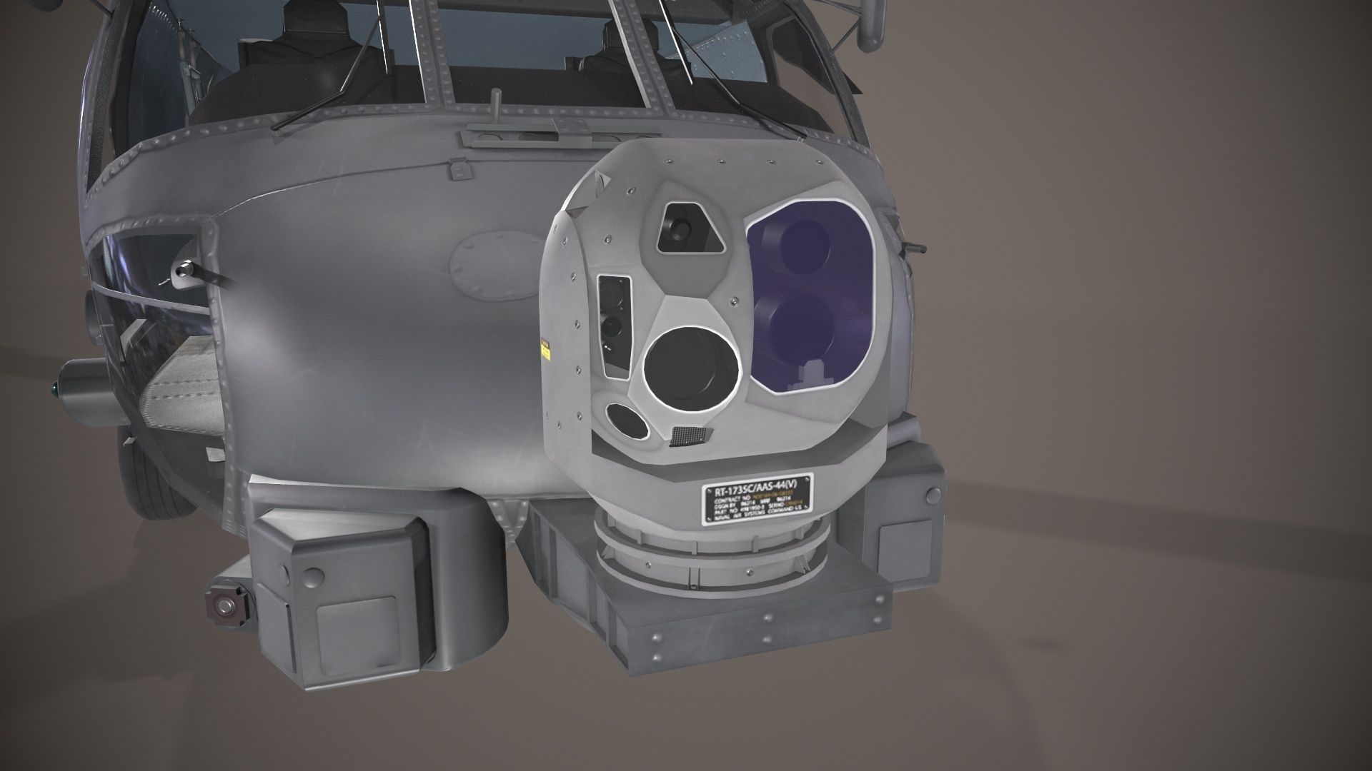 3D model Sikorsky MH-60R Sea Hawk Static VR / AR / low-poly | CGTrader