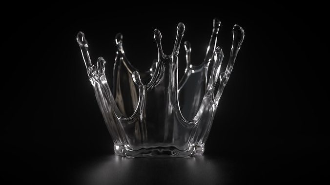 Crown Splash Animated 3D model | CGTrader