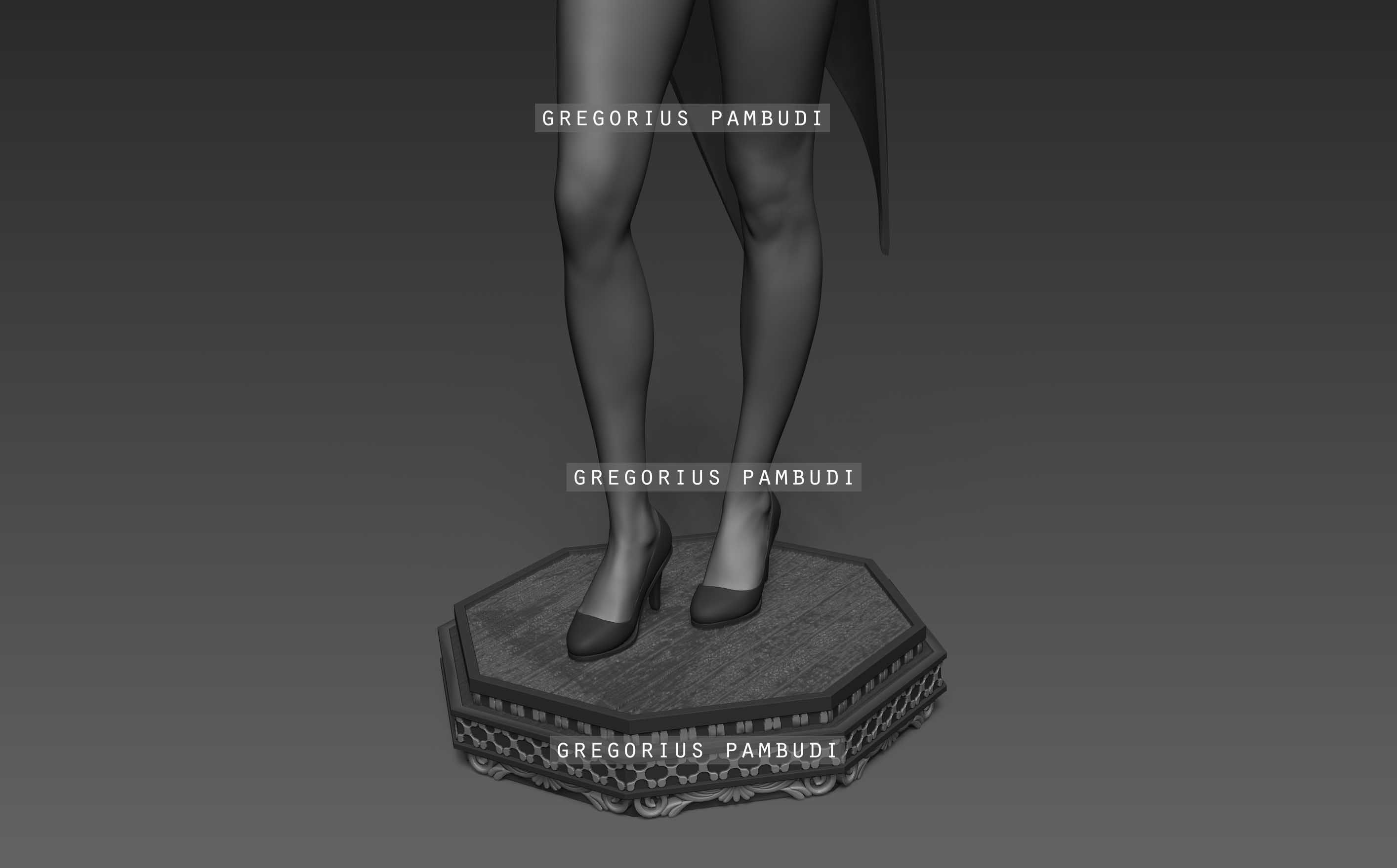 Zatanna Fan Art Statue 3d Printable 3D model 3D printable | CGTrader