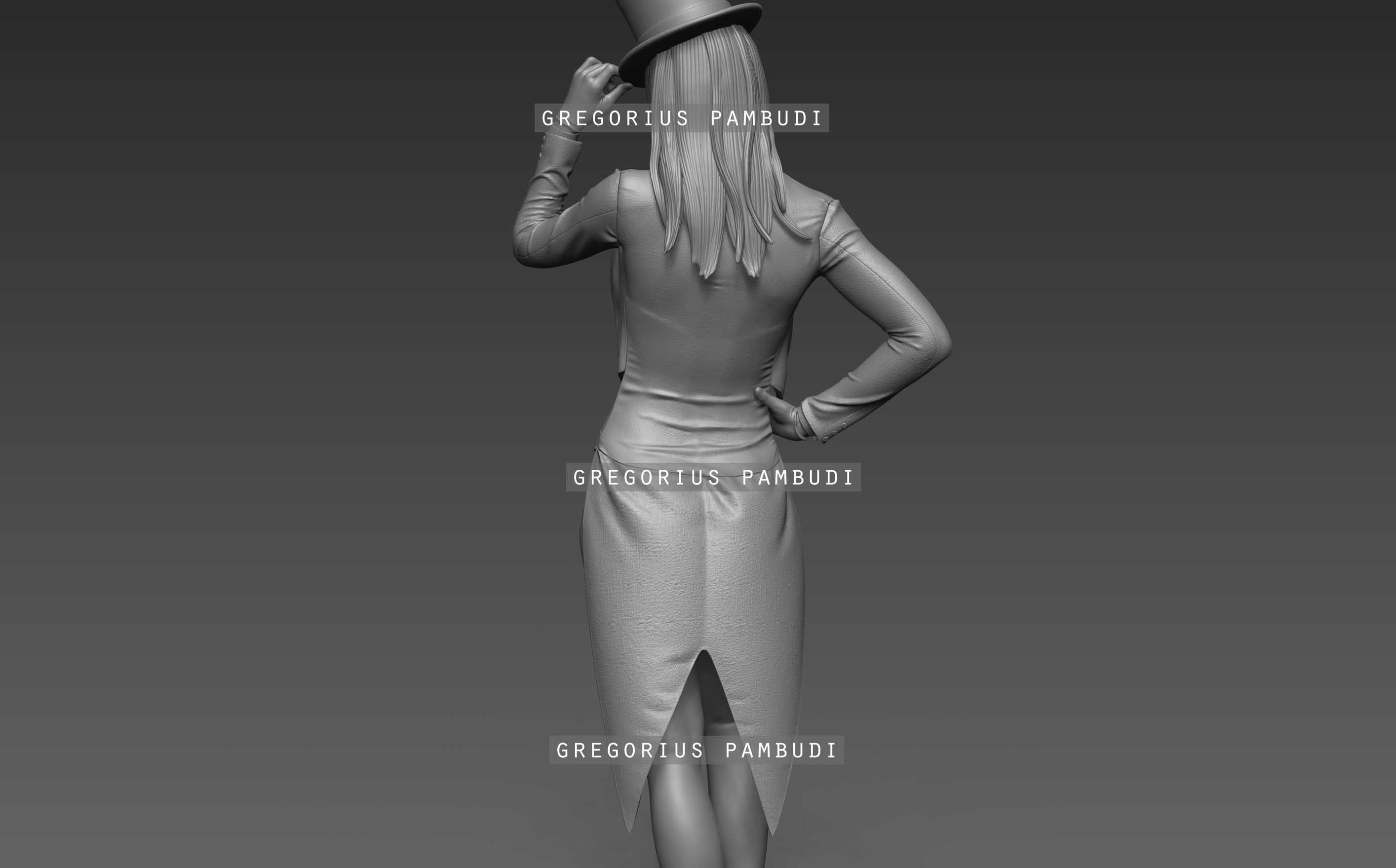 Zatanna Fan Art Statue 3d Printable 3D model 3D printable | CGTrader