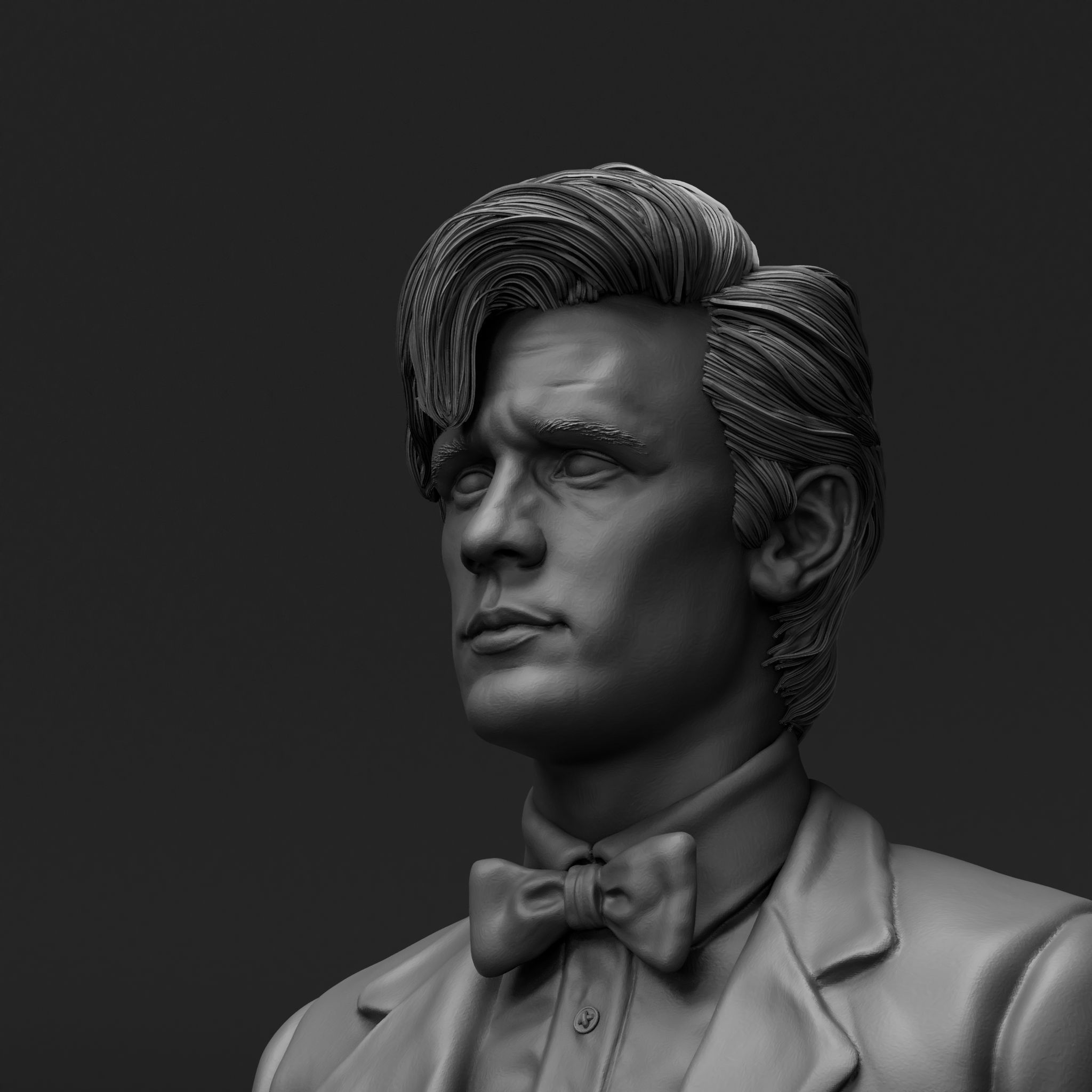 Matt Smith - 11th Doctor - Doctor Who 3D model 3D printable | CGTrader