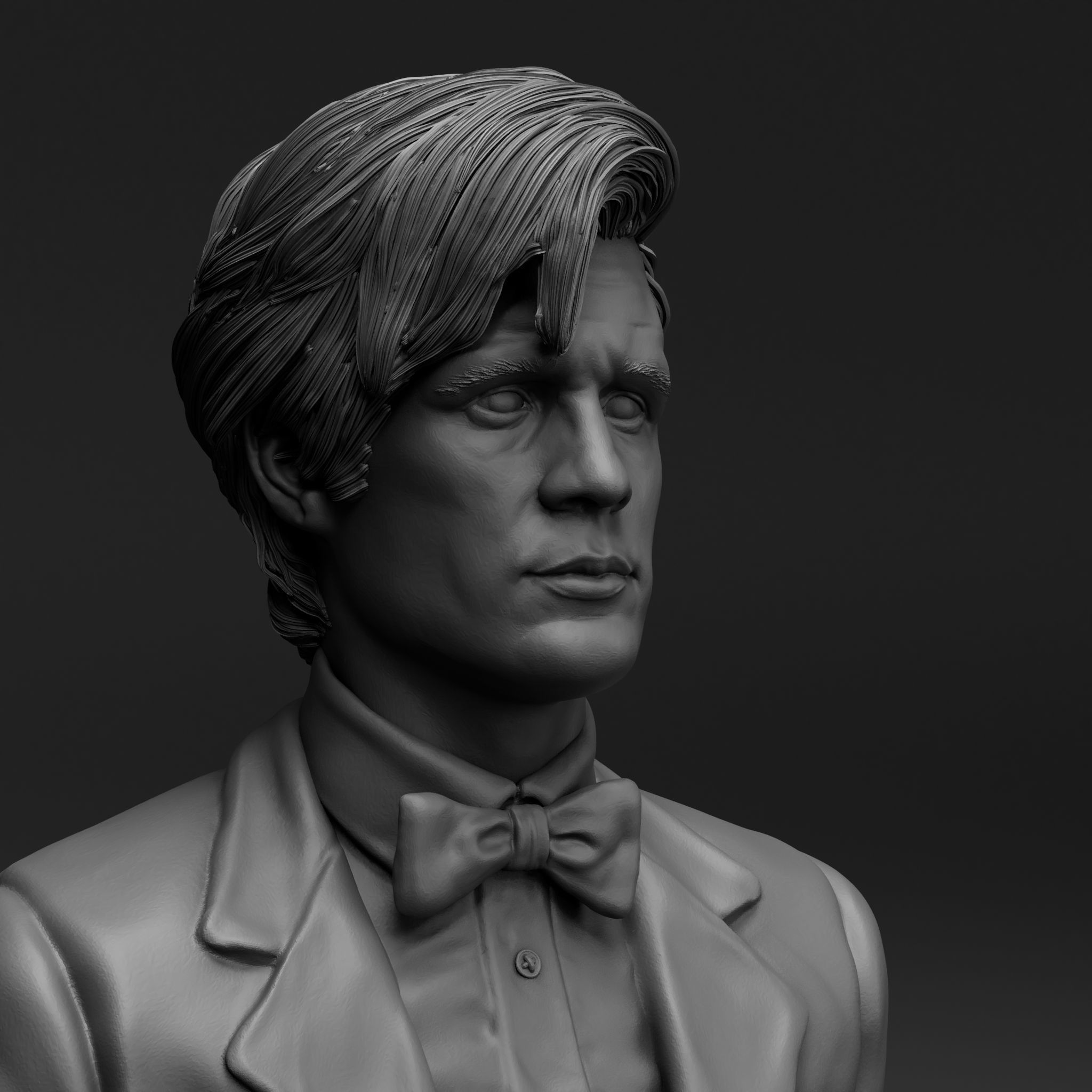 Matt Smith - 11th Doctor - Doctor Who 3D model 3D printable | CGTrader
