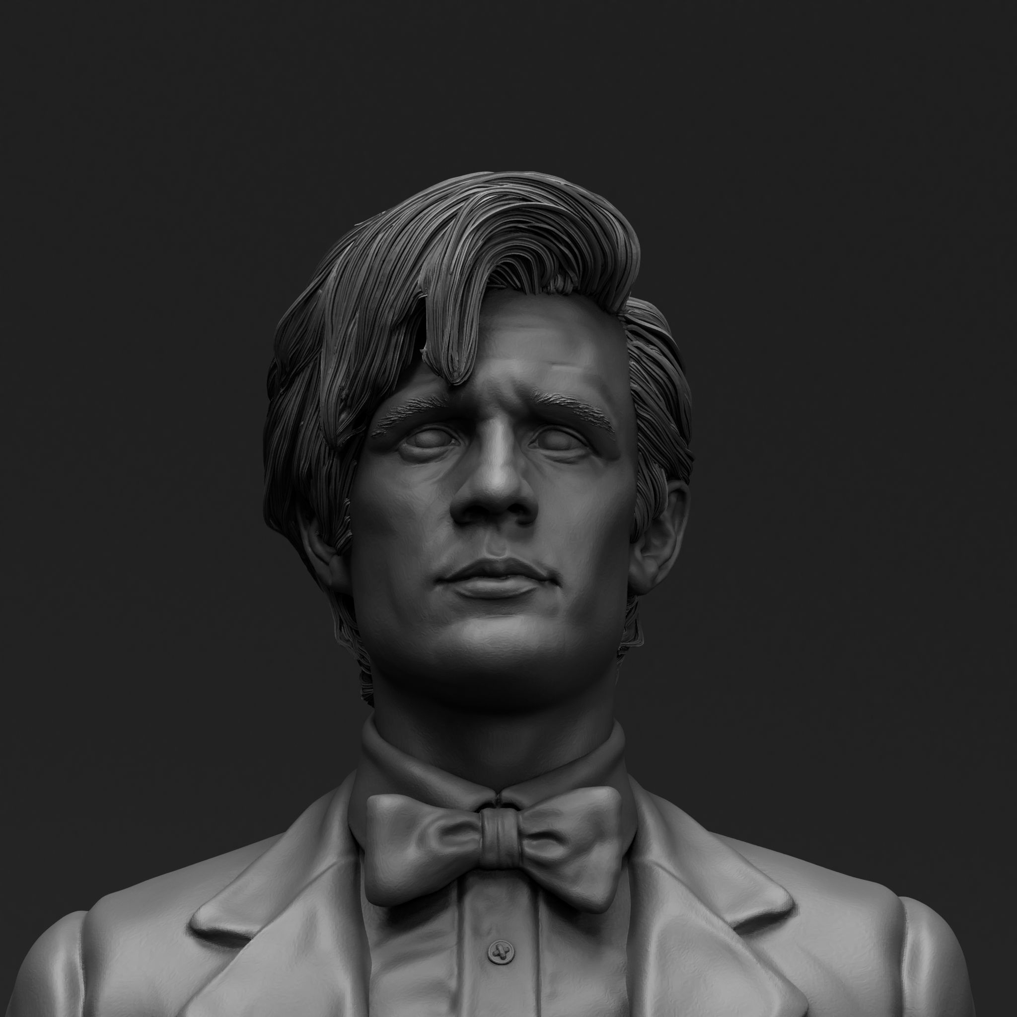 Matt Smith - 11th Doctor - Doctor Who 3D model 3D printable | CGTrader