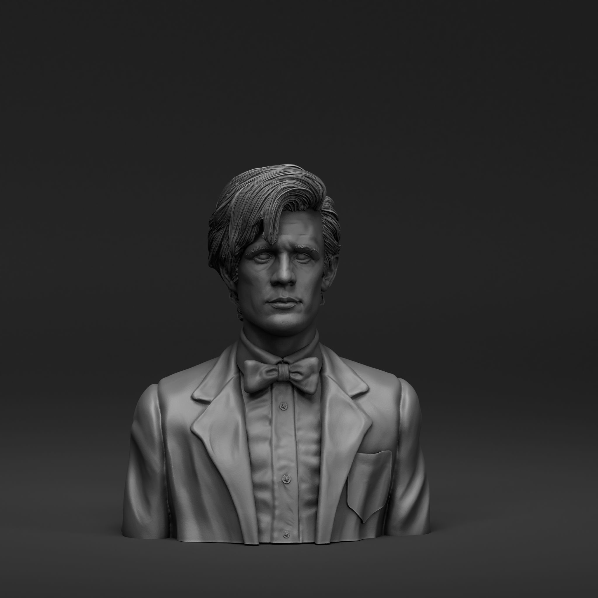 Matt Smith - 11th Doctor - Doctor Who 3D model 3D printable | CGTrader