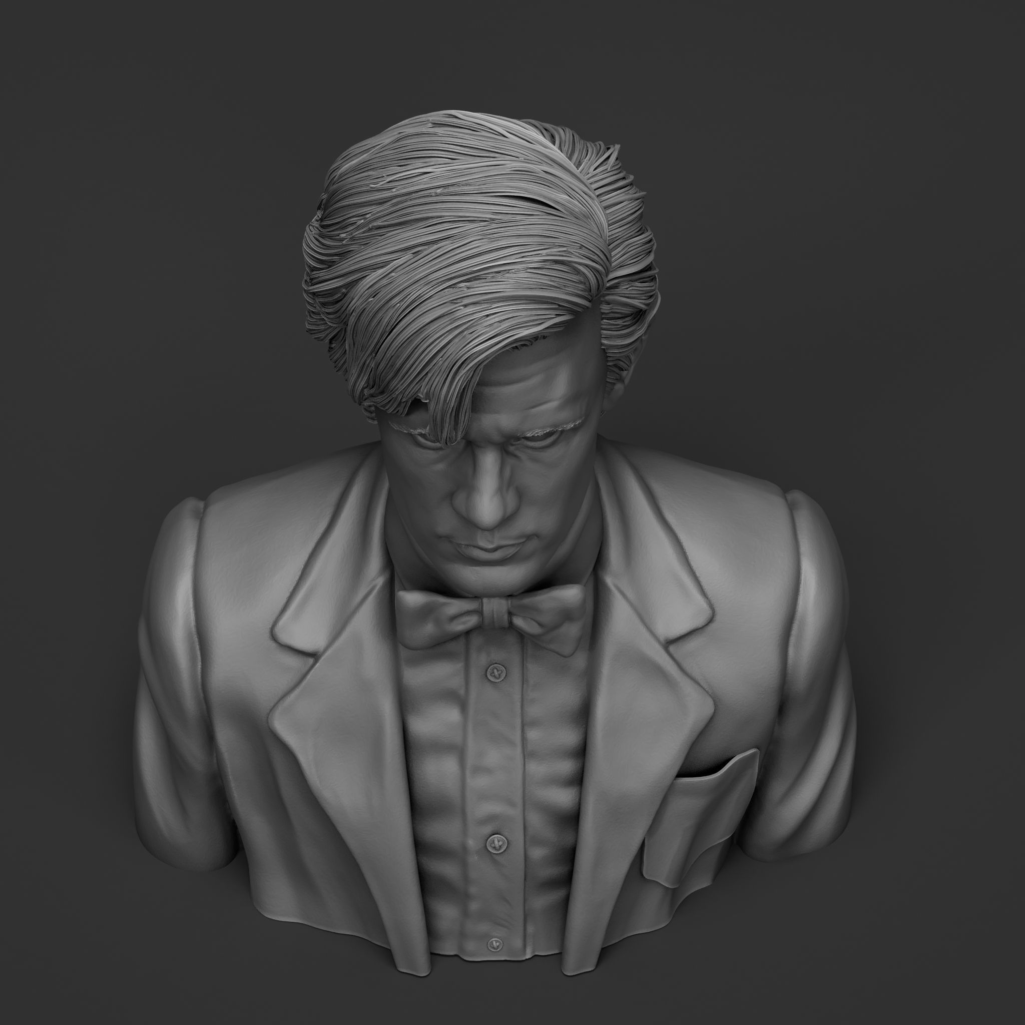 Matt Smith - 11th Doctor - Doctor Who 3D model 3D printable | CGTrader