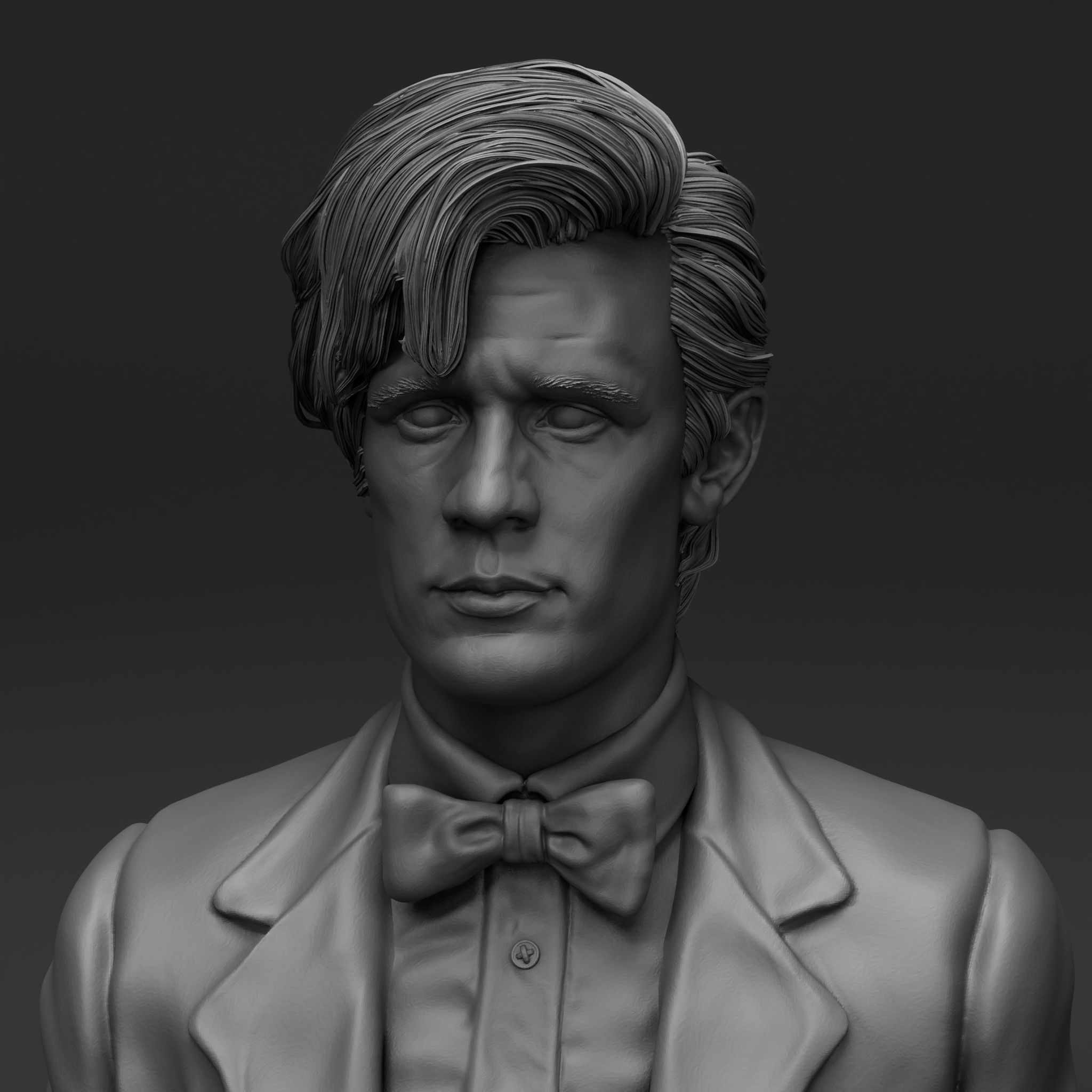 Matt Smith - 11th Doctor - Doctor Who 3D model 3D printable | CGTrader