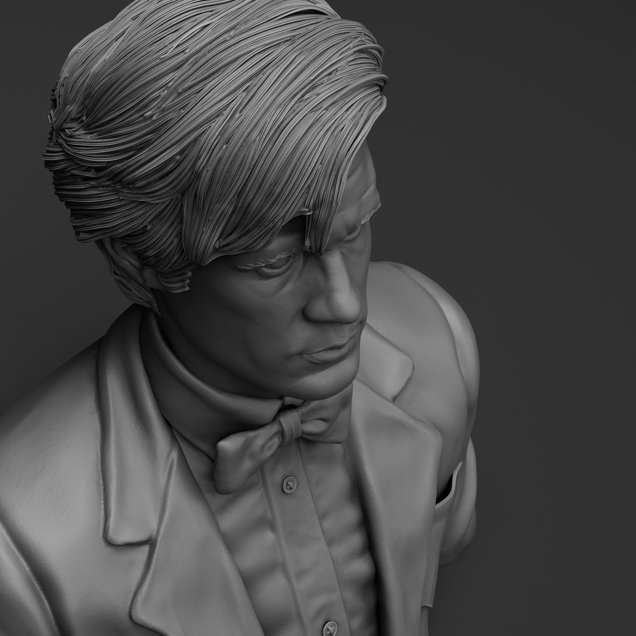 Matt Smith - 11th Doctor - Doctor Who 3D model 3D printable | CGTrader