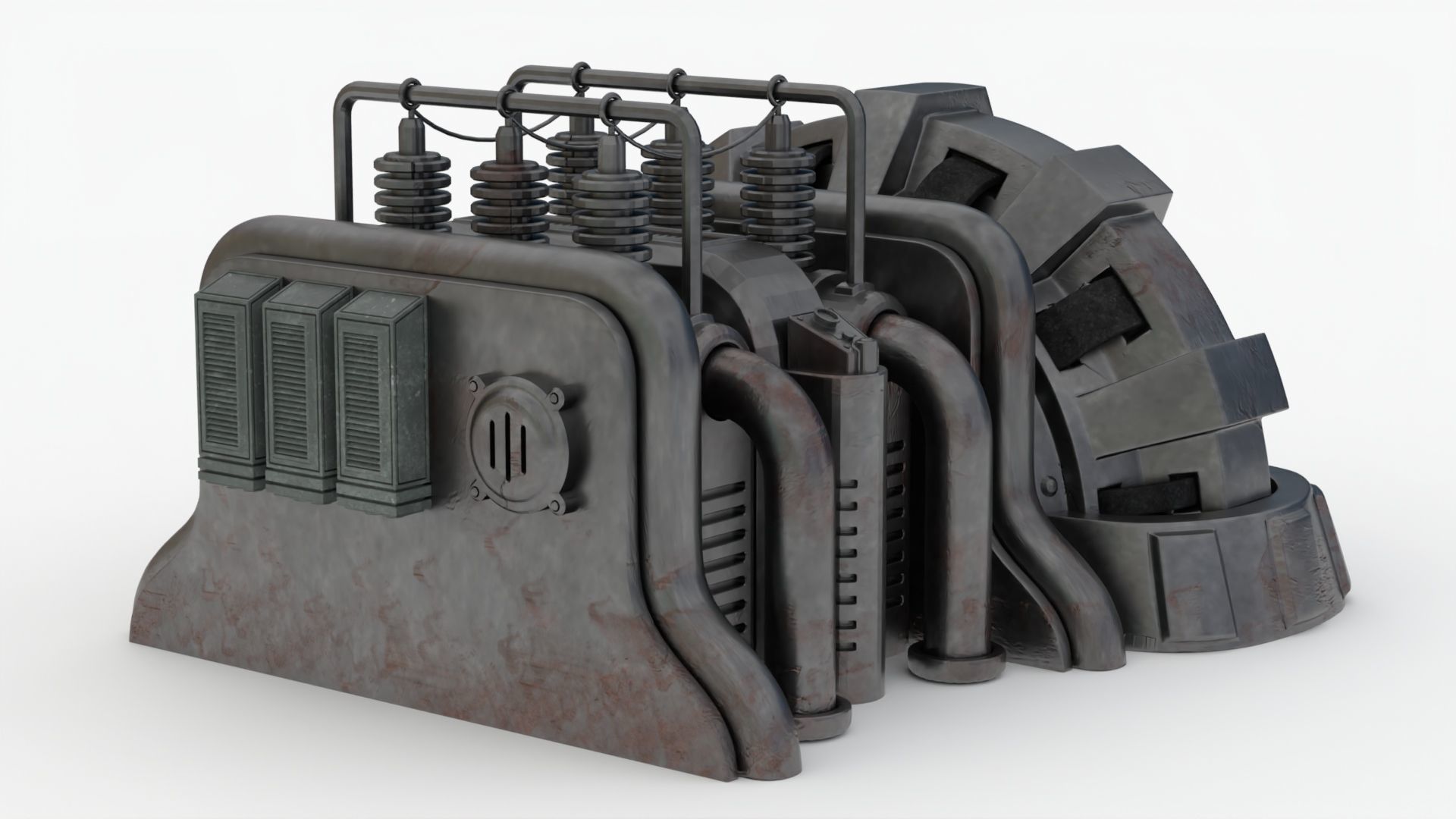 3D model Industrial Transformers 4K Textures VR / AR / low-poly | CGTrader