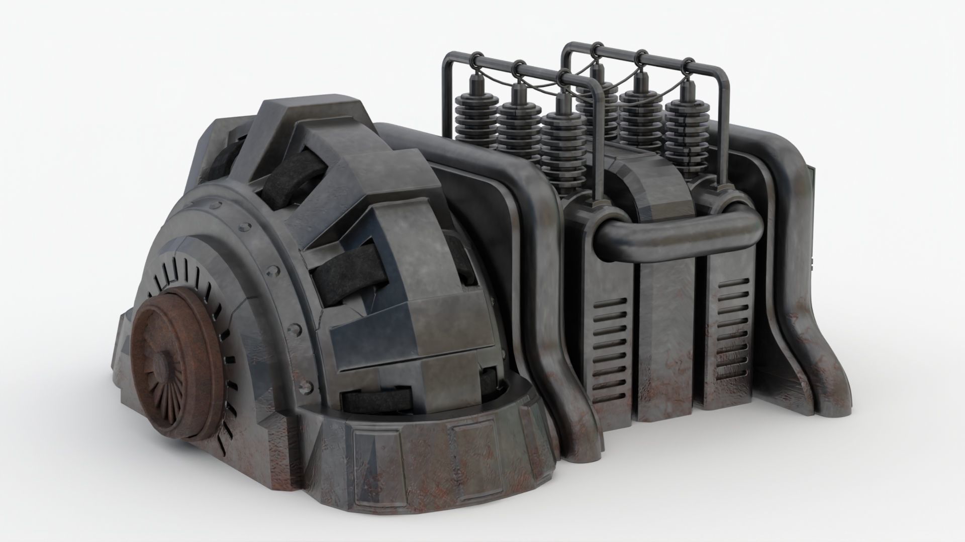 3D model Industrial Transformers 4K Textures VR / AR / low-poly | CGTrader