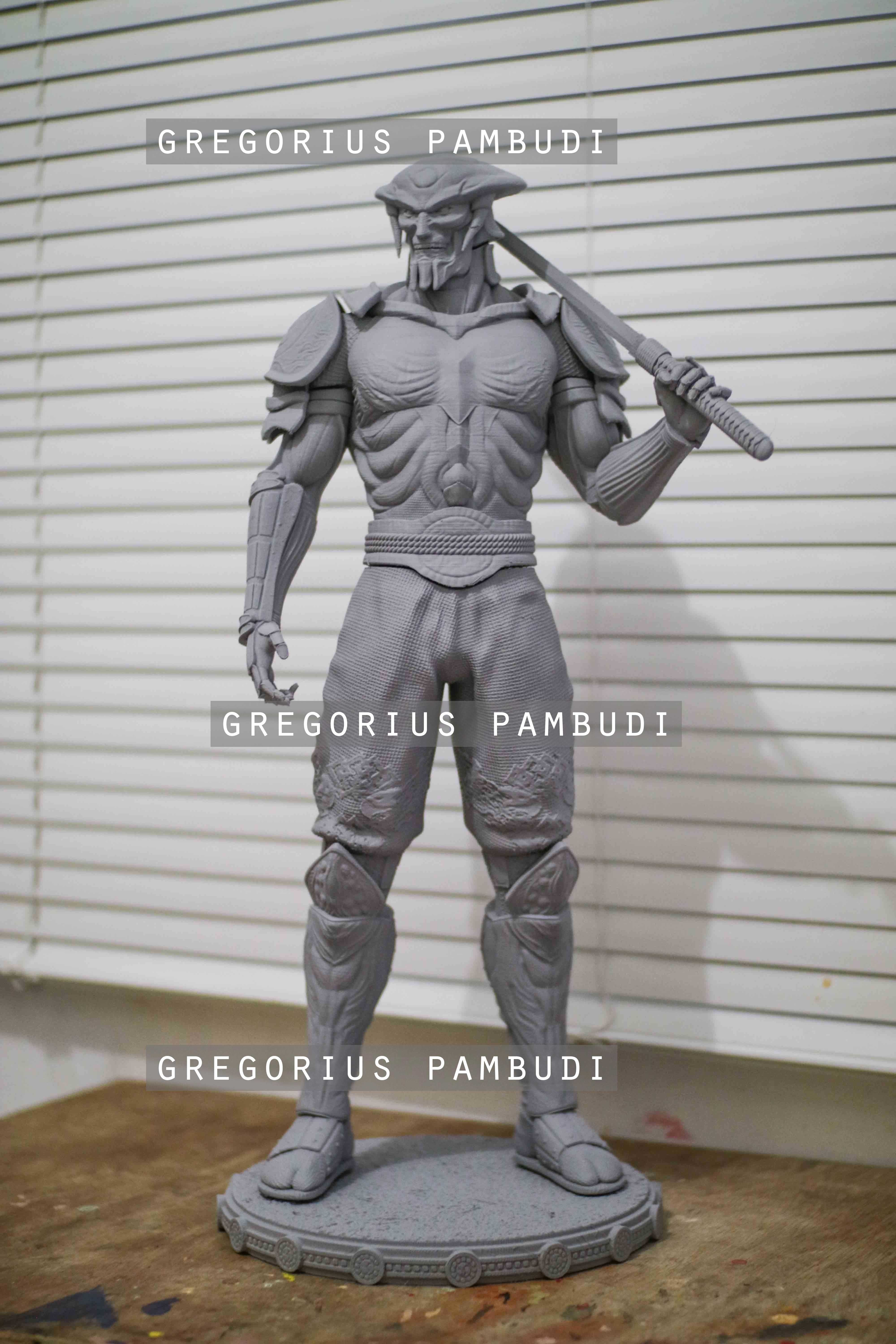 Yoshimitsu Tekken Fan Art Statue 3d Printable 3D model 3D printable ...