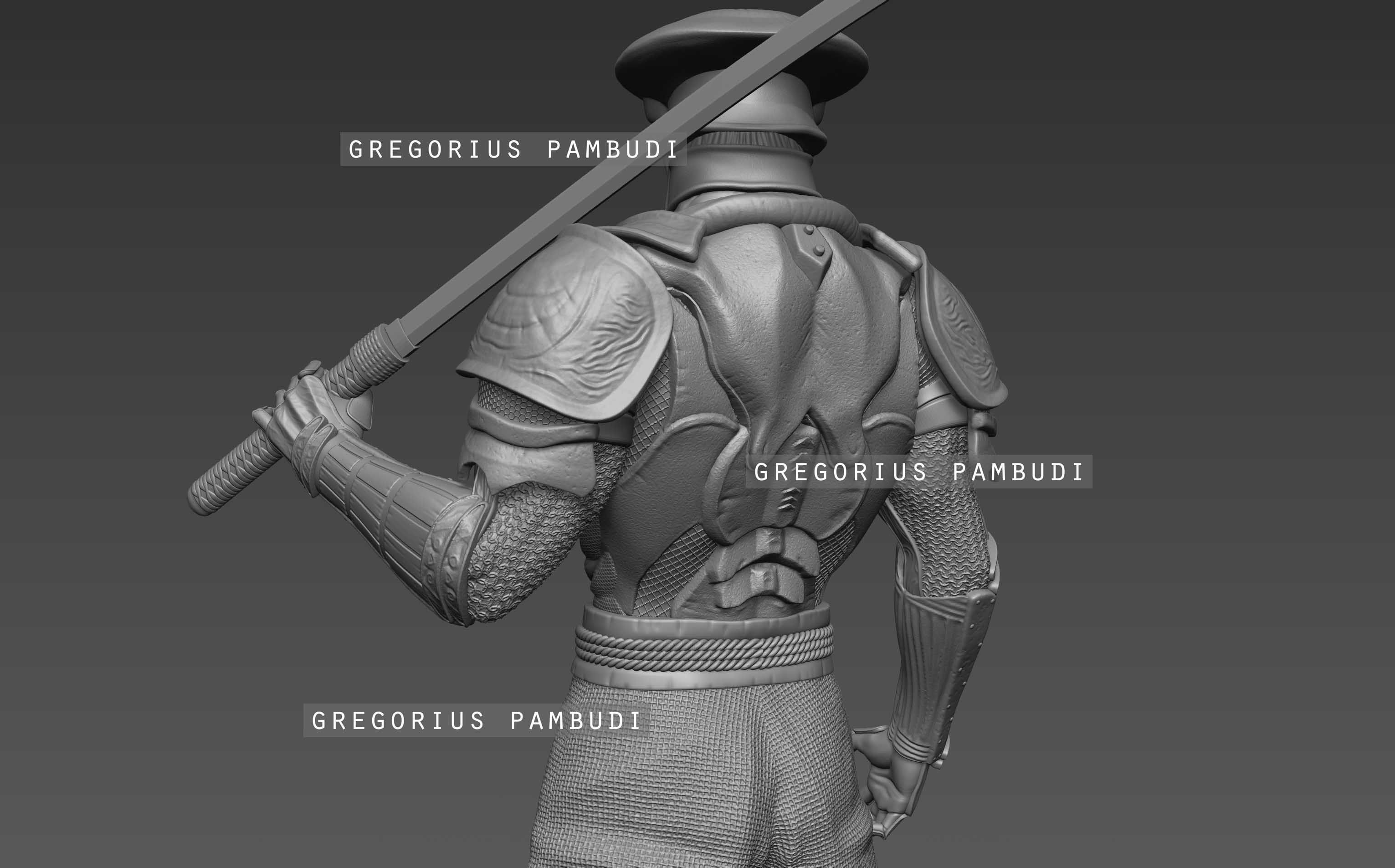 Yoshimitsu Tekken Fan Art Statue 3d Printable 3D model 3D printable ...