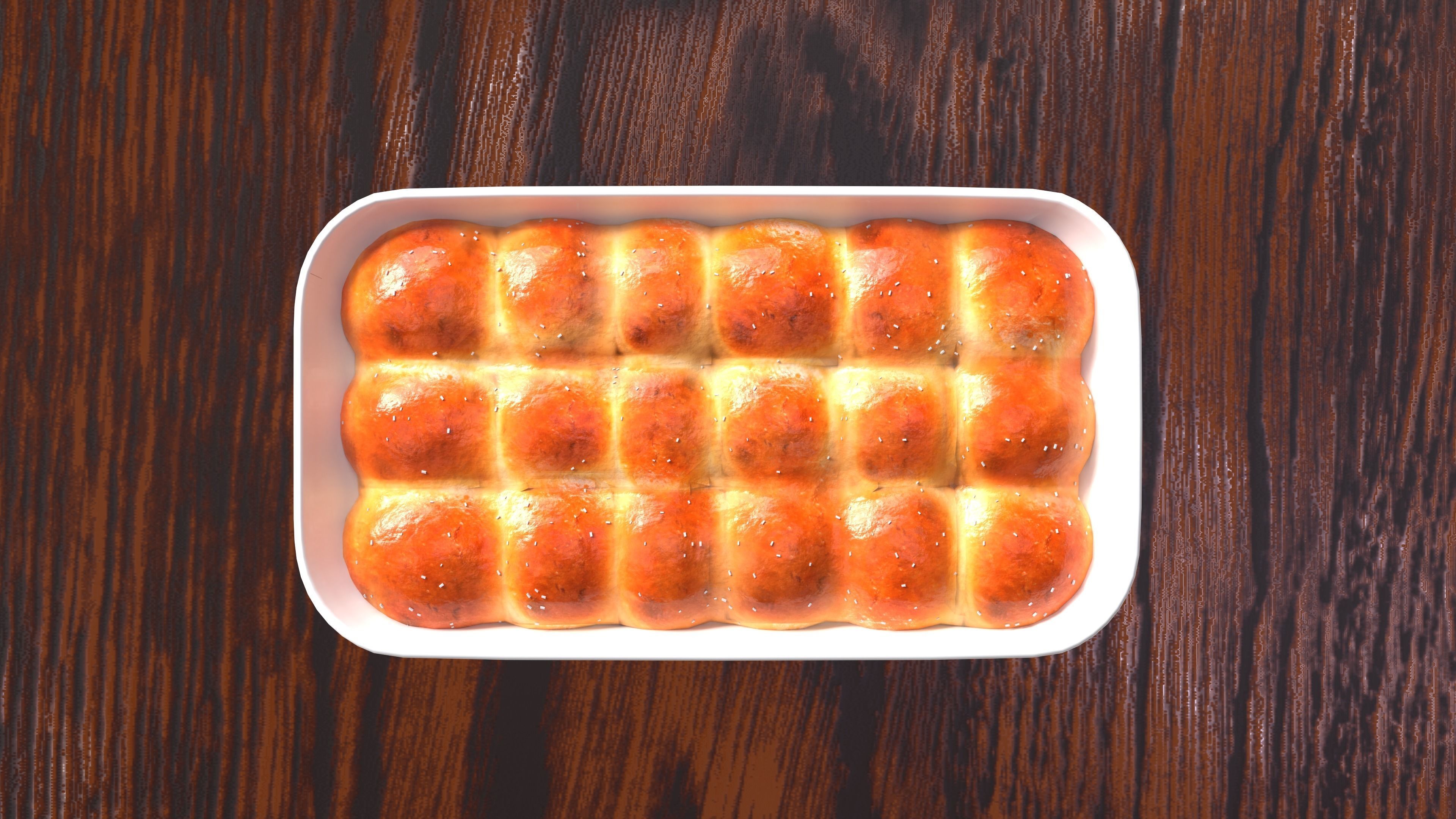 3D model bread rolls VR / AR / low-poly | CGTrader