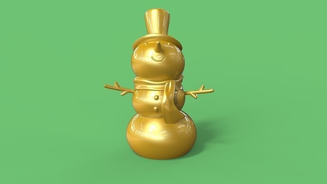 snowman 01 3D model 3D printable | CGTrader