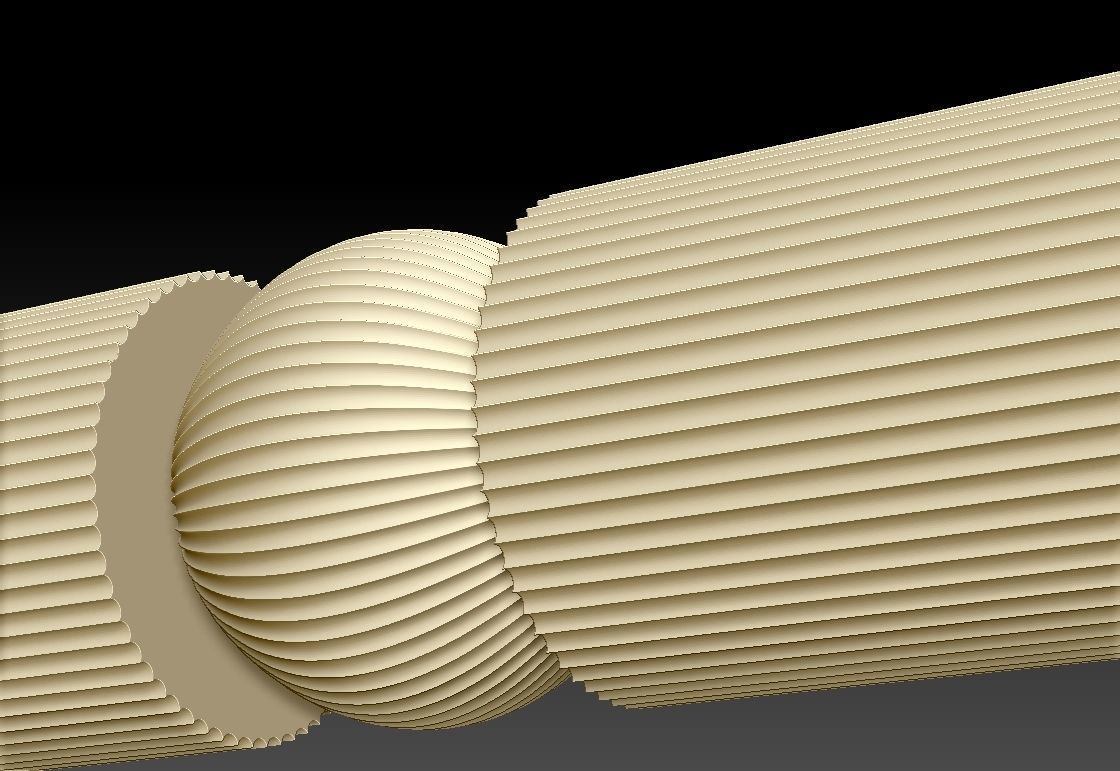RIPPLE PILLAR 3D model 3D printable | CGTrader