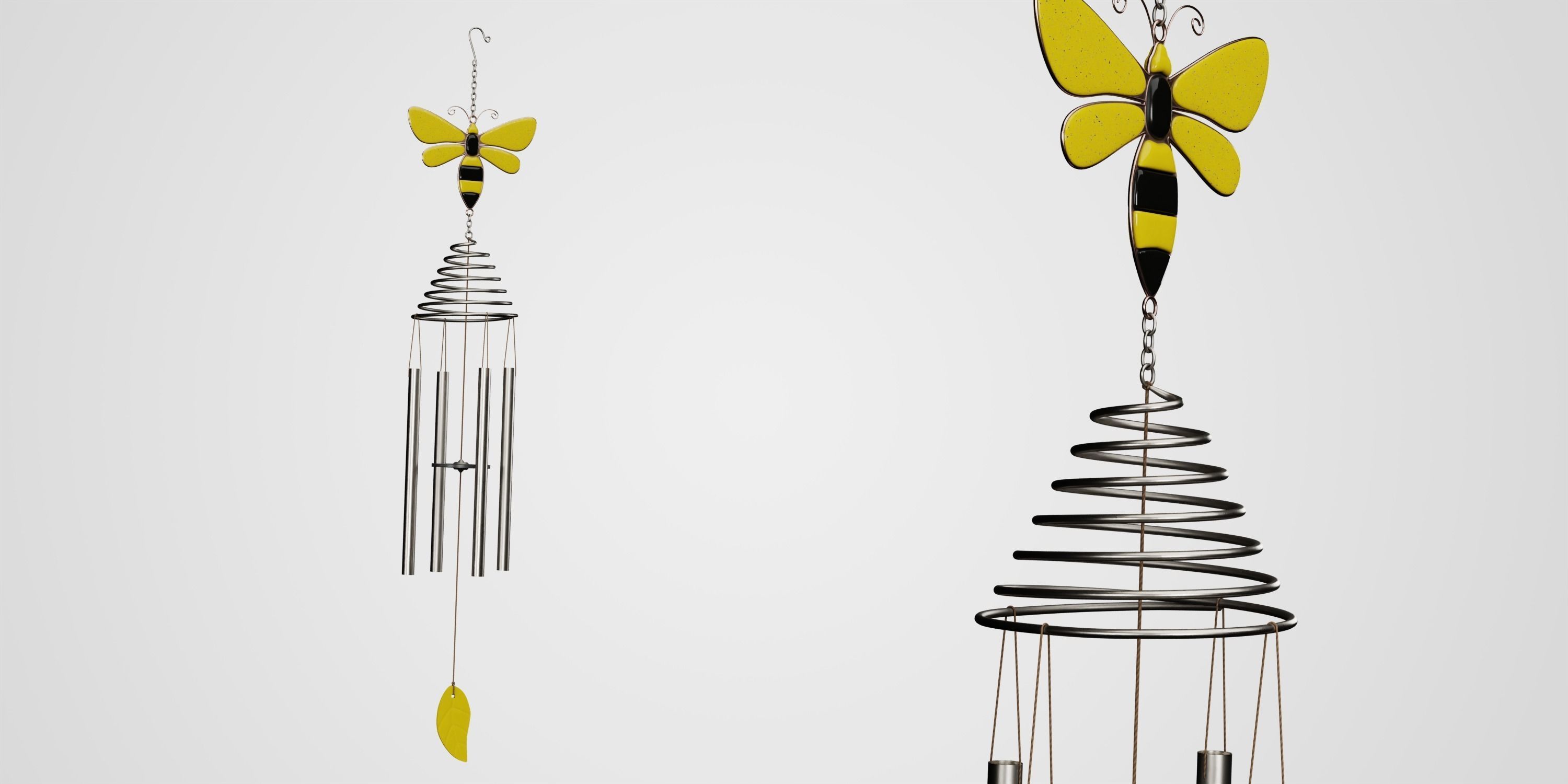 3D model Bumblebee Wind Chime VR / AR / low-poly | CGTrader