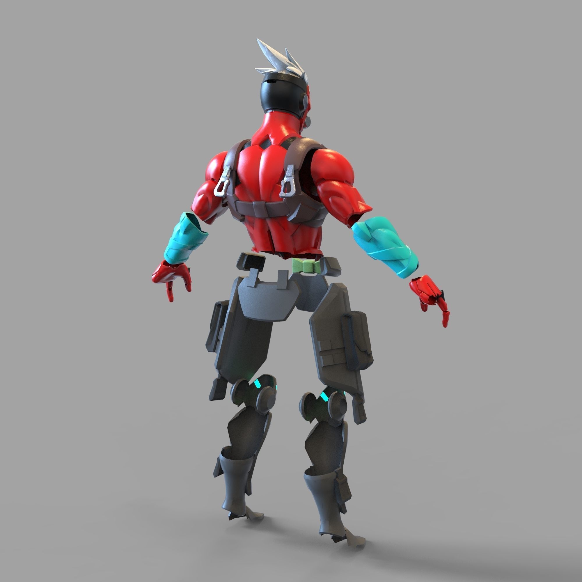 Genji Cyber Demon Overwatch 2 Wearable Armor with 4 Masks 3D model 3D ...