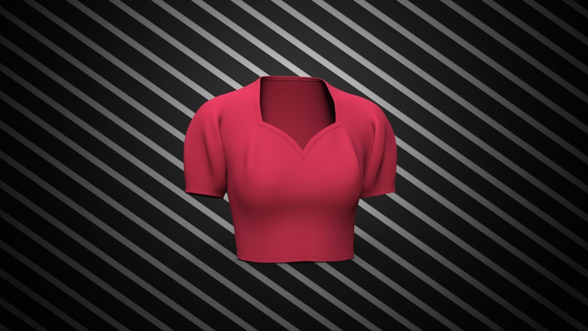 Sporty Bra Design free 3D model | CGTrader