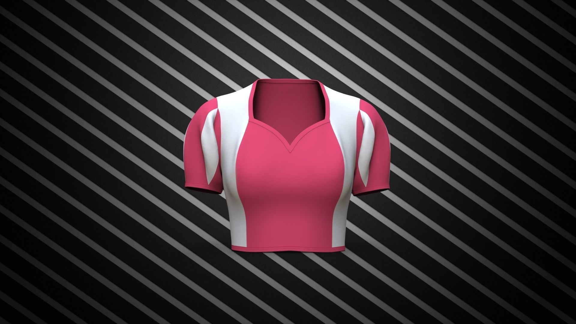 Sporty Bra Design free 3D model | CGTrader
