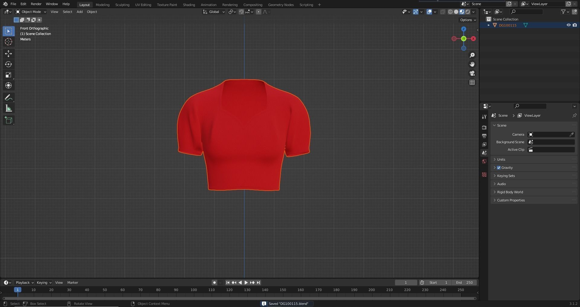 Sporty Bra Design free 3D model | CGTrader