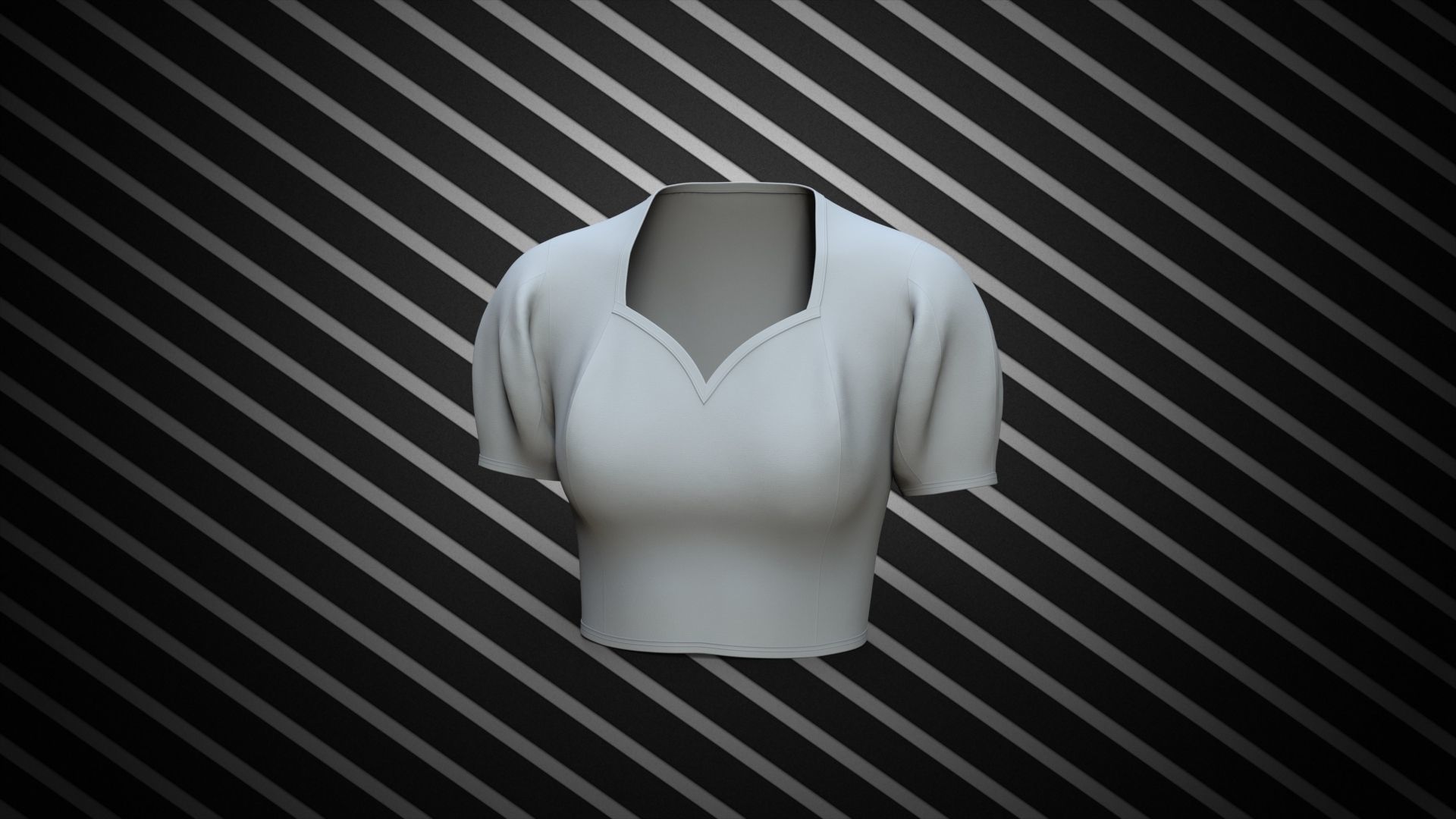 Sporty Bra Design free 3D model | CGTrader