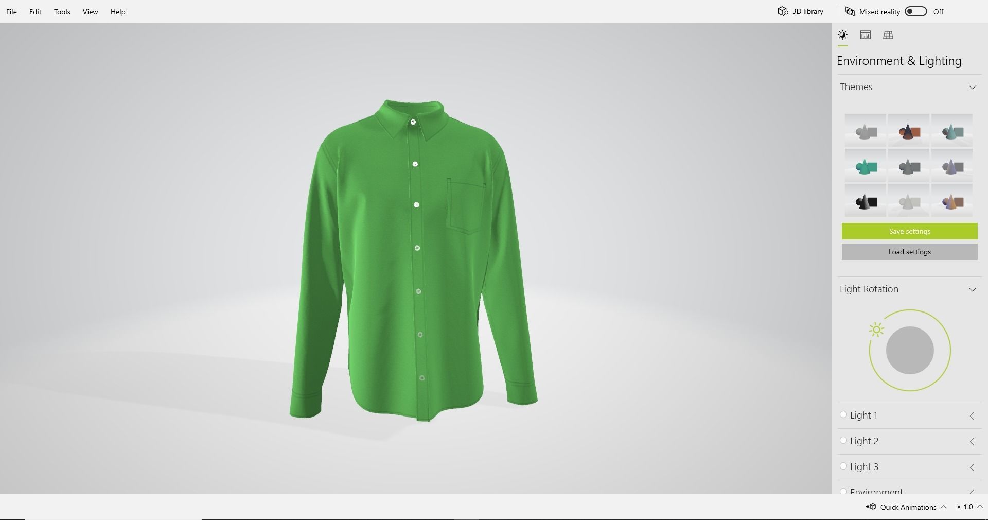 Classic Shirt Design 3D model | CGTrader