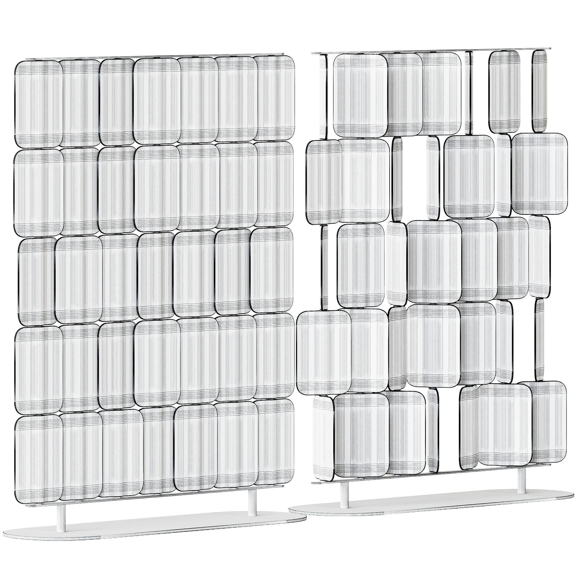 Patch PA 1215 Self Standing Acoustic Divider by True Design 3D model ...